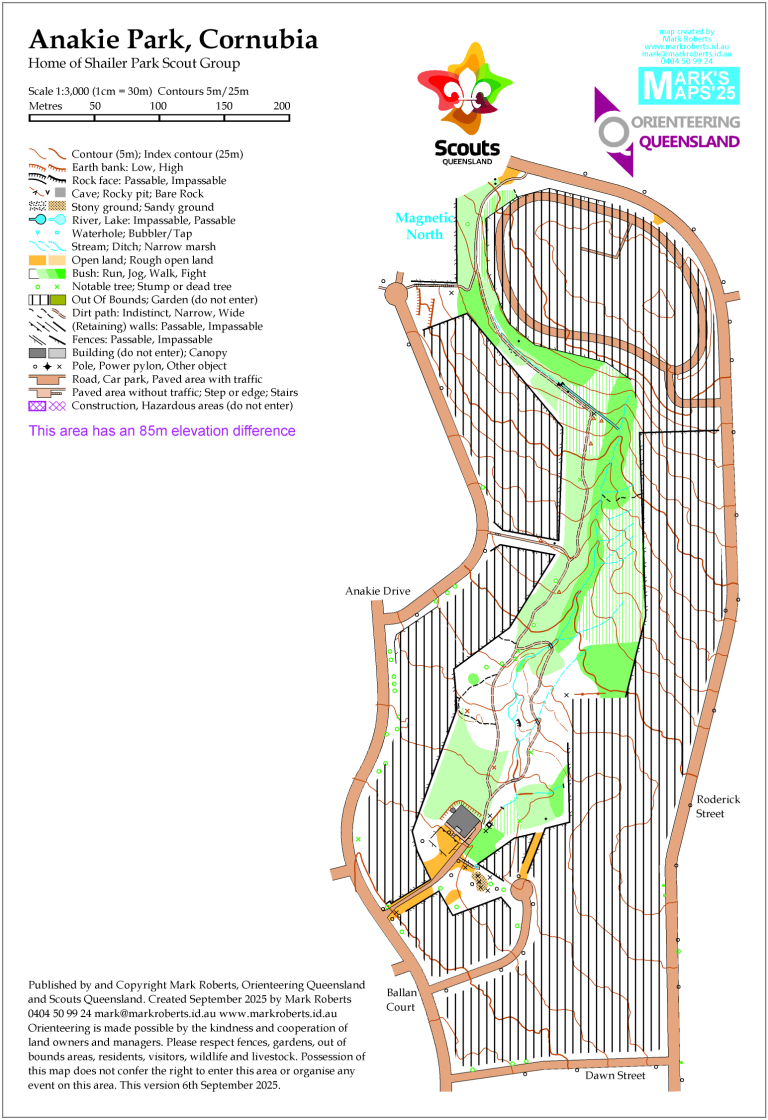 Anakie Park, Cornubia – Mark's Maps