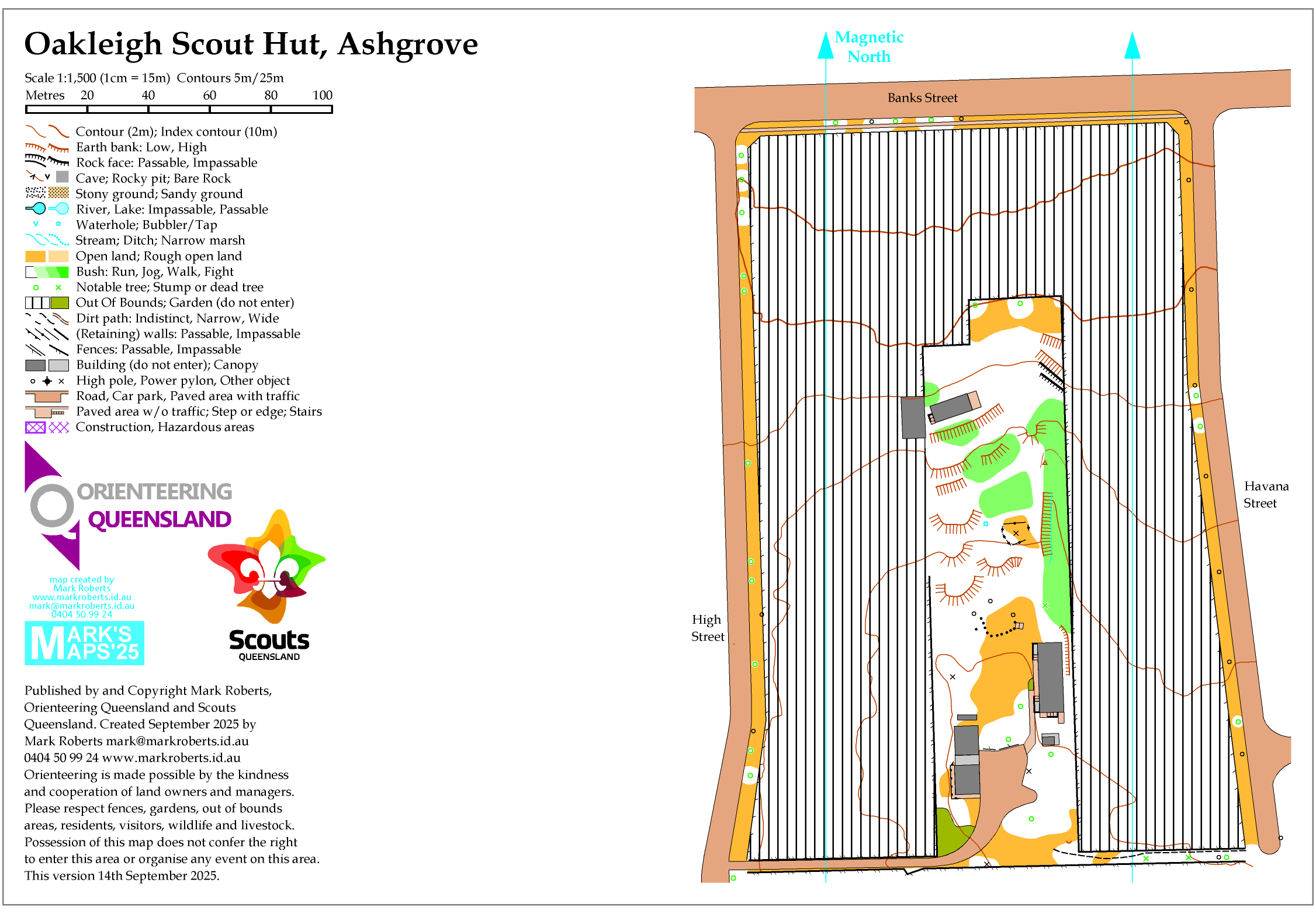 Oakleigh Scout Hut, Ashgrove – Mark's Maps