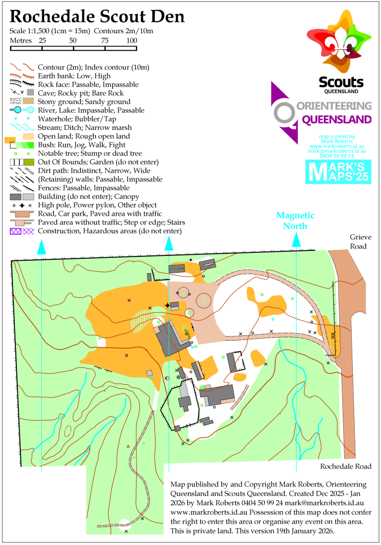 Rochedale Scout Den – Mark's Maps