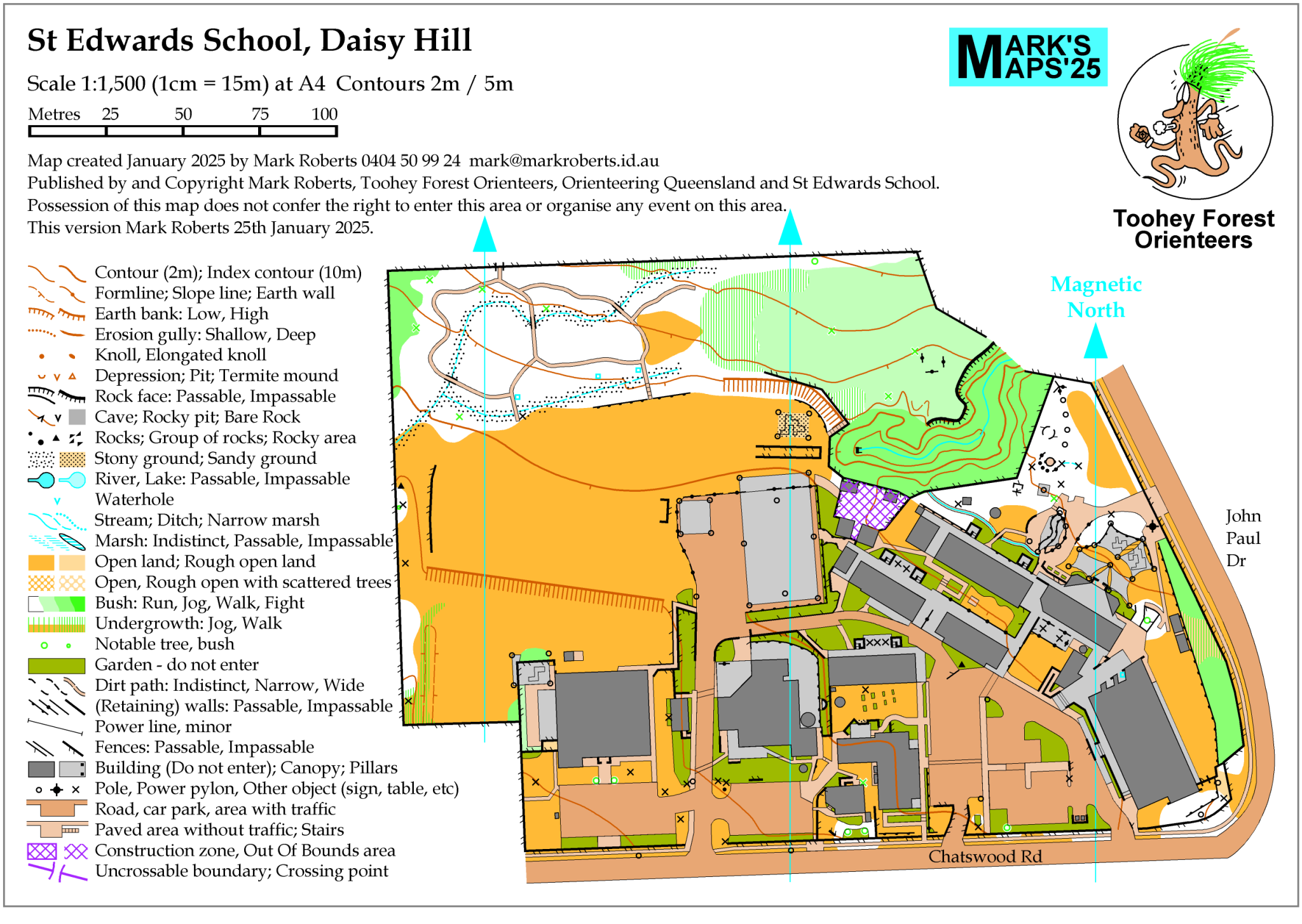 St Edwards School, Daisy Hill – Mark's Maps